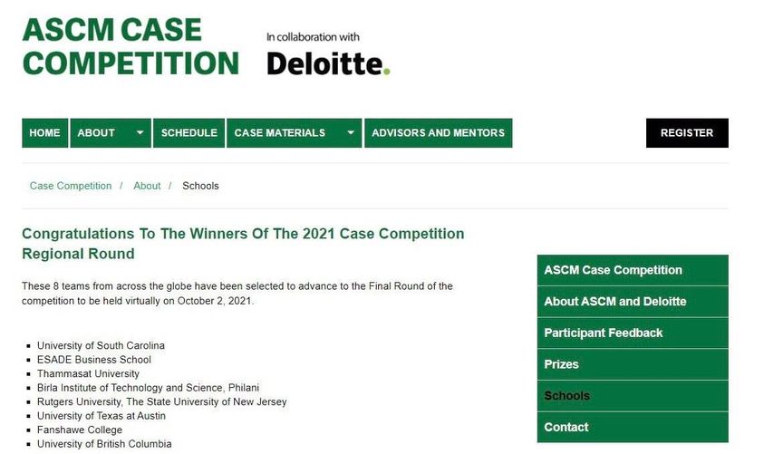 BBA Thammasat Wins ASCM Case Competition 2021 (Regional Round) - AppliedHE Xtra Xtra