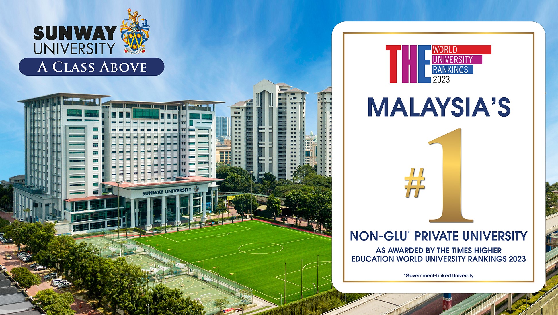 Sunway University Ranked No. 1 Non-GLU Private University in Malaysia ...