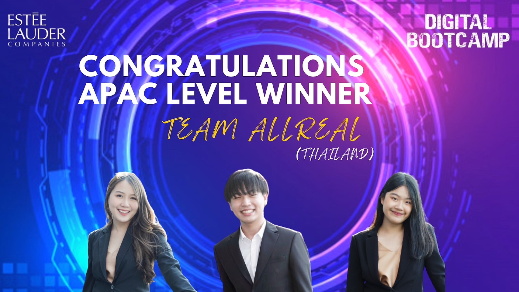 Thammasat students won of the Estee Lauder Digital Bootcamp - AppliedHE Xtra Xtra