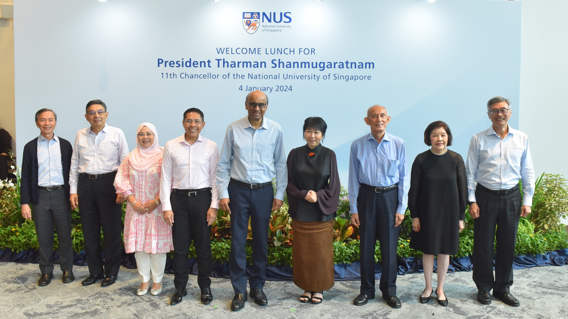 NUS welcomes President Tharman Shanmugaratnam as 11th Chancellor ...