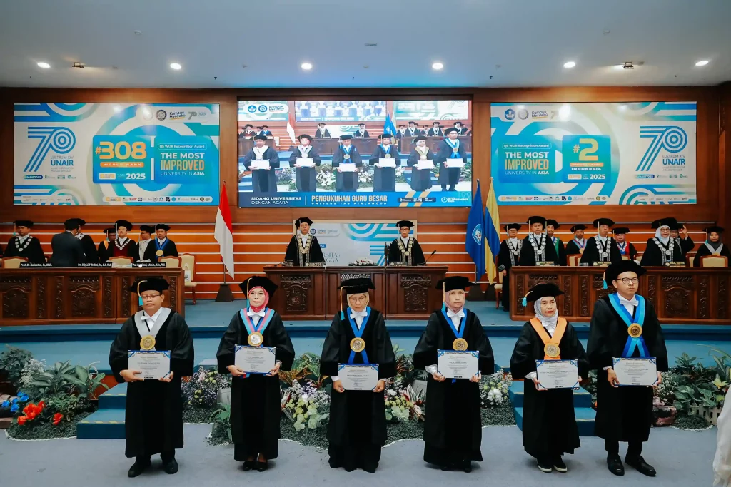 Rector of UNAIR Highlights Newly Inaugurated Professors as Key Sources ...