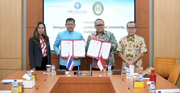 FEM IPB University and SKRU Thailand Sign MoU to Foster Educational ...