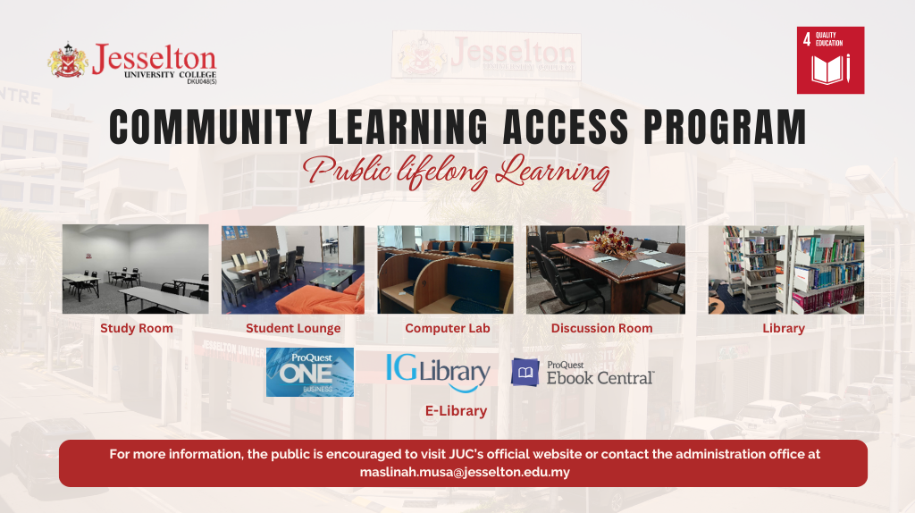 Jesselton University College Introduces "Community Learning Access ...