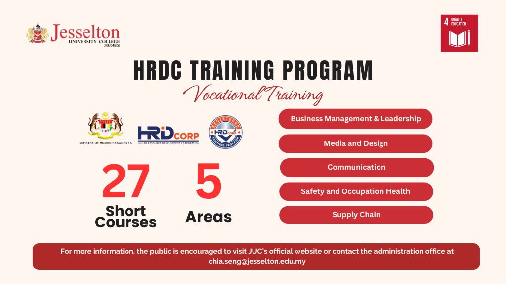 Jesselton University College Offers HRDC Public Skill Development ...