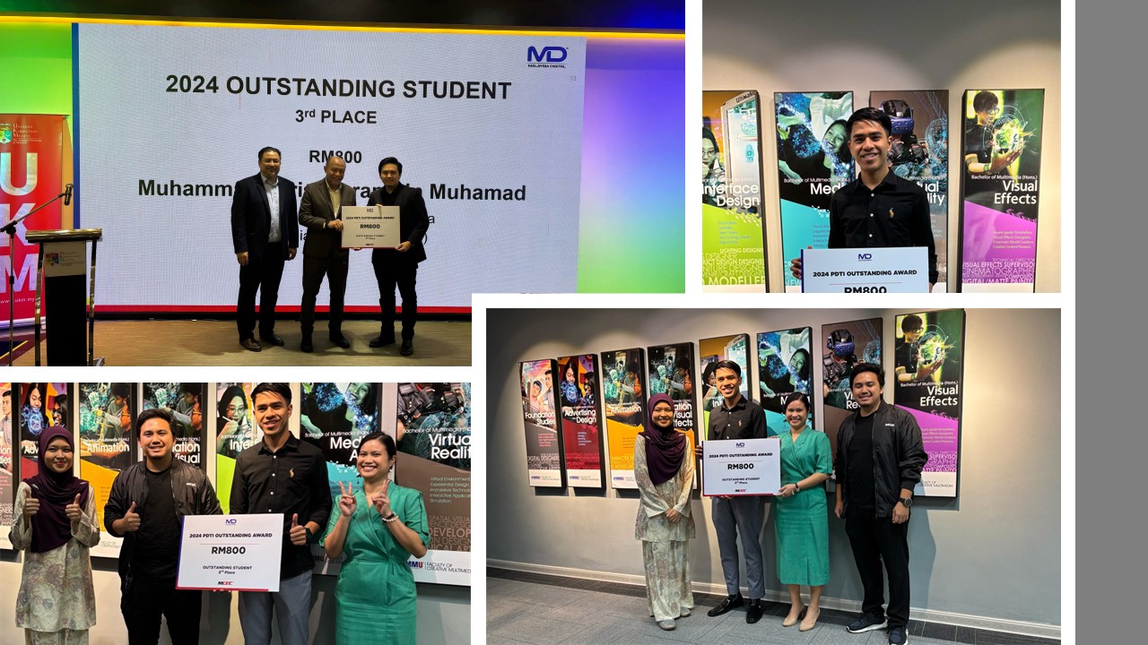 "Multimedia University VR Student Wins Third Place at MDEC PDTI Outstanding Award 2024 ...