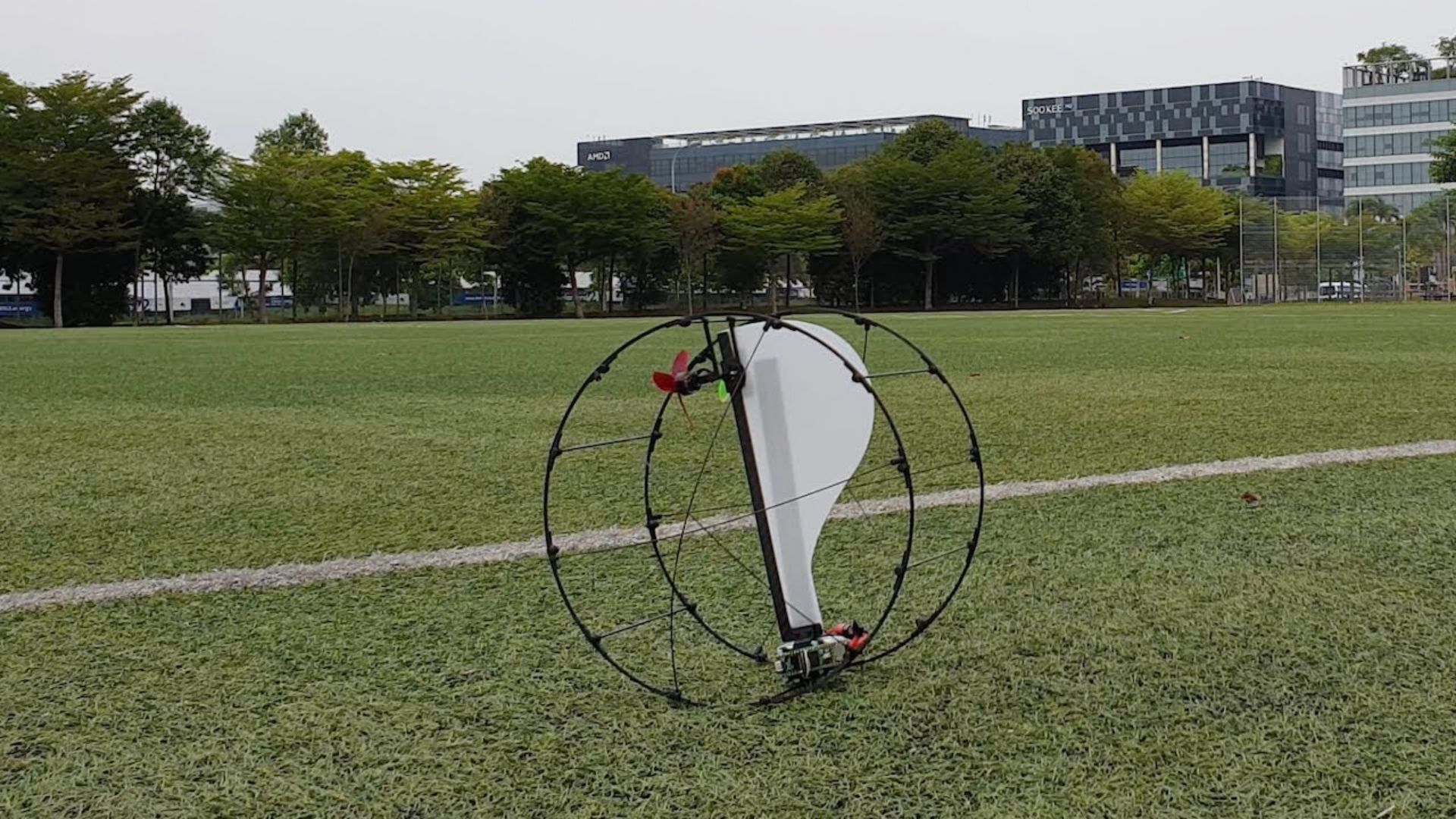 Energy-Efficient Dual-Mode Robot ATOM Flies and Rolls Using Just Two ...