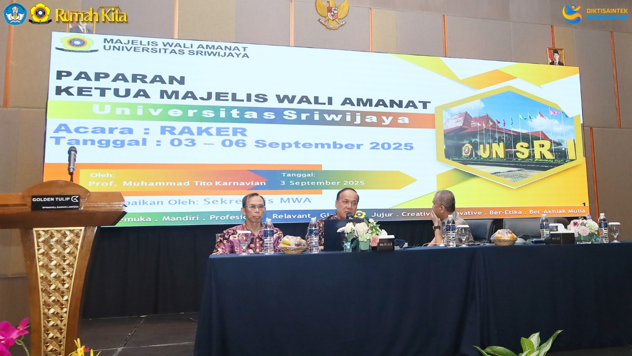 UNSRI Working Meeting: Strengthening Modern Governance and Enhancing ...