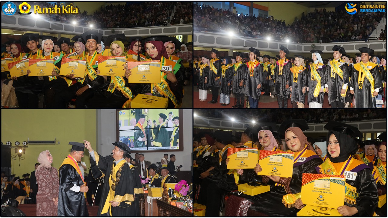 180th Graduation Ceremony at Universitas Sriwijaya: 899 New Bachelors ...